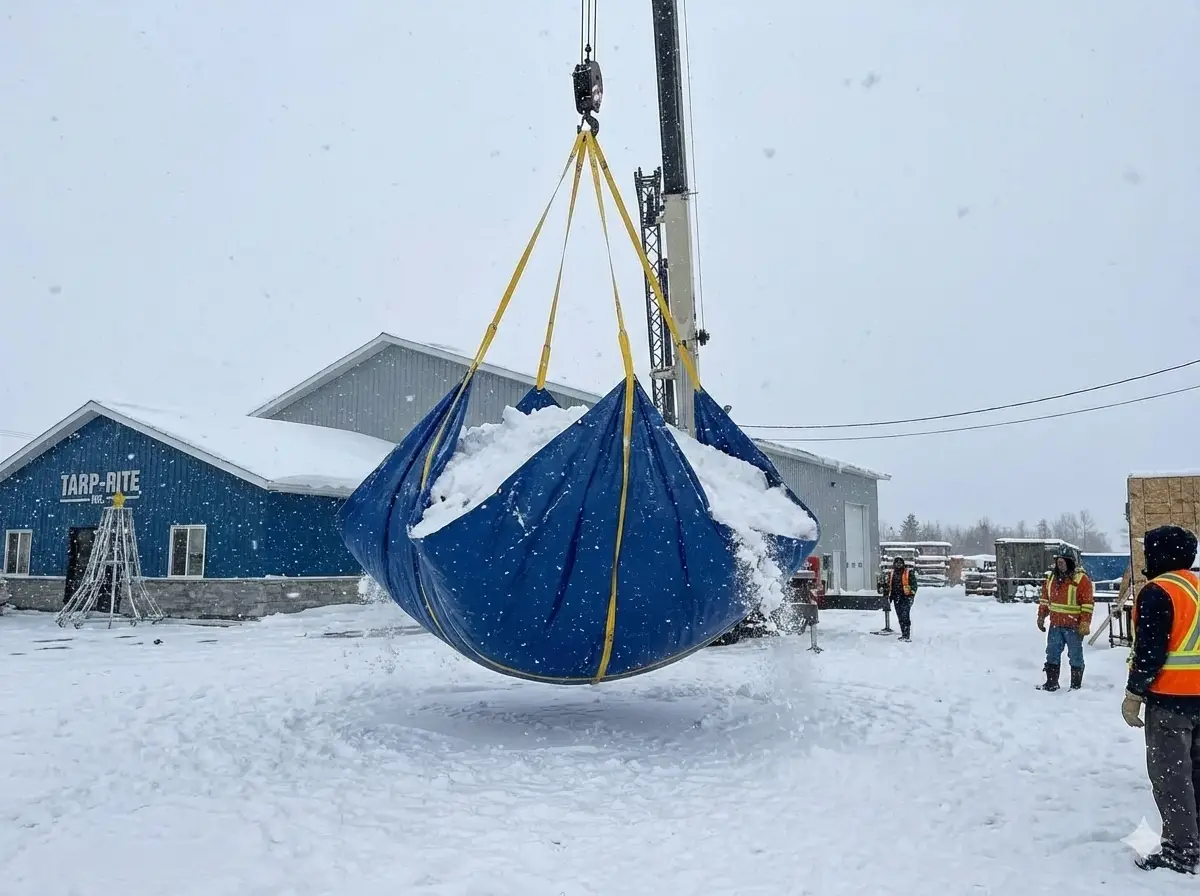 Snow Lifting Tarps